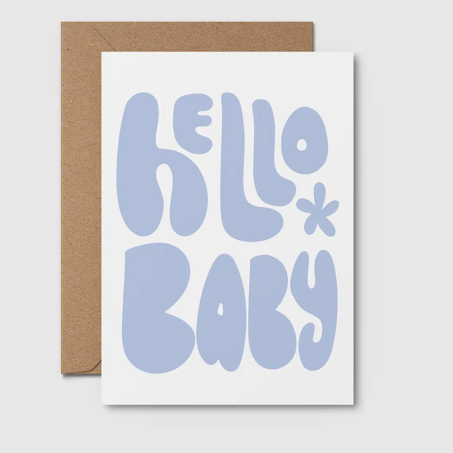Hello Baby Blue Card – Nurture Local